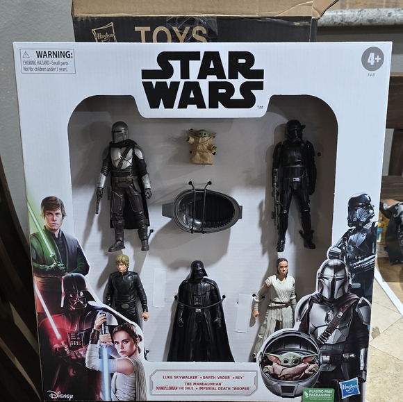 Hasbro | Toys | Star Wars Action Figure Set Black And White | Poshmark